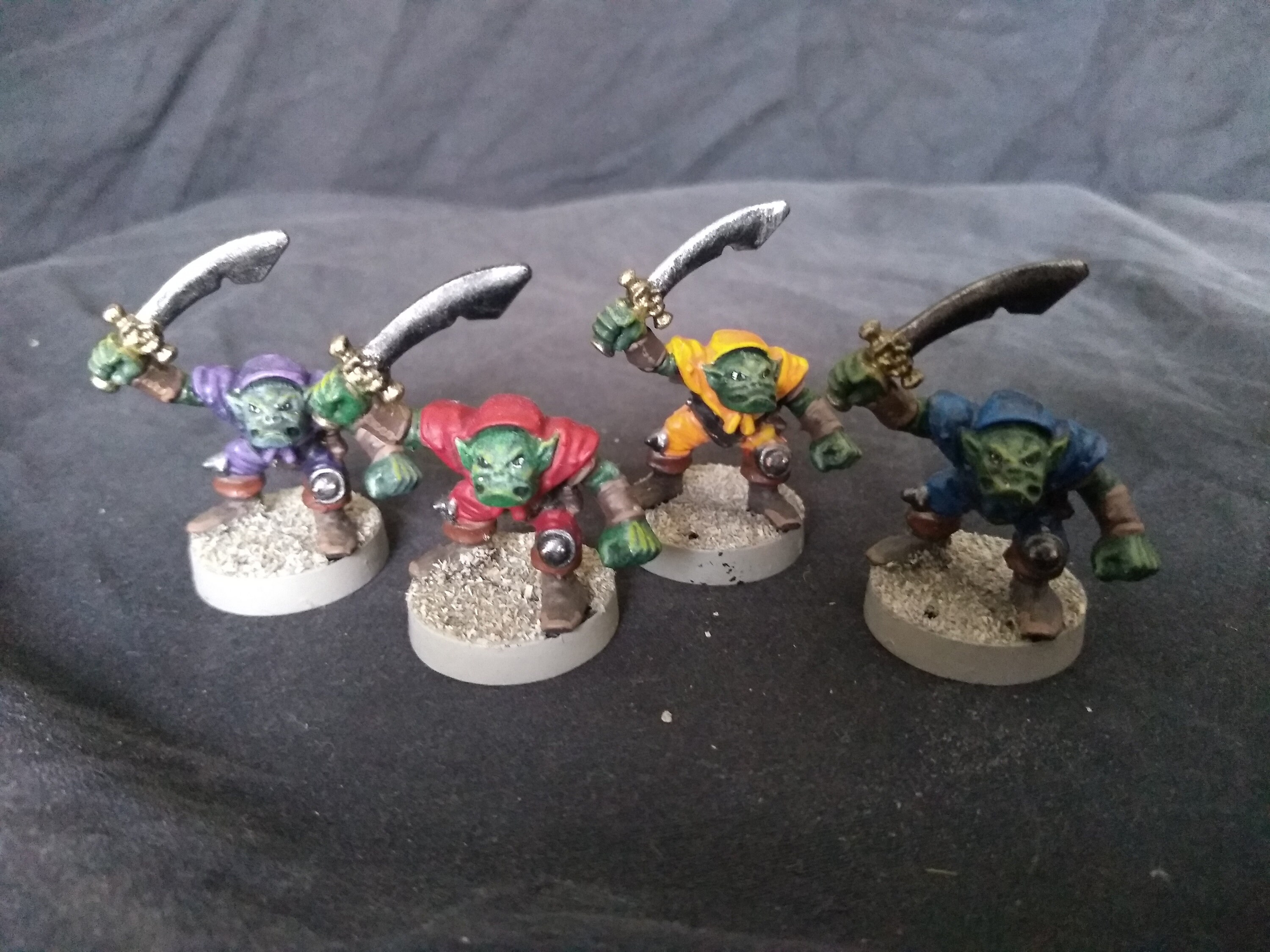 Orcs x4 Dark World Painted Miniatures - Etsy