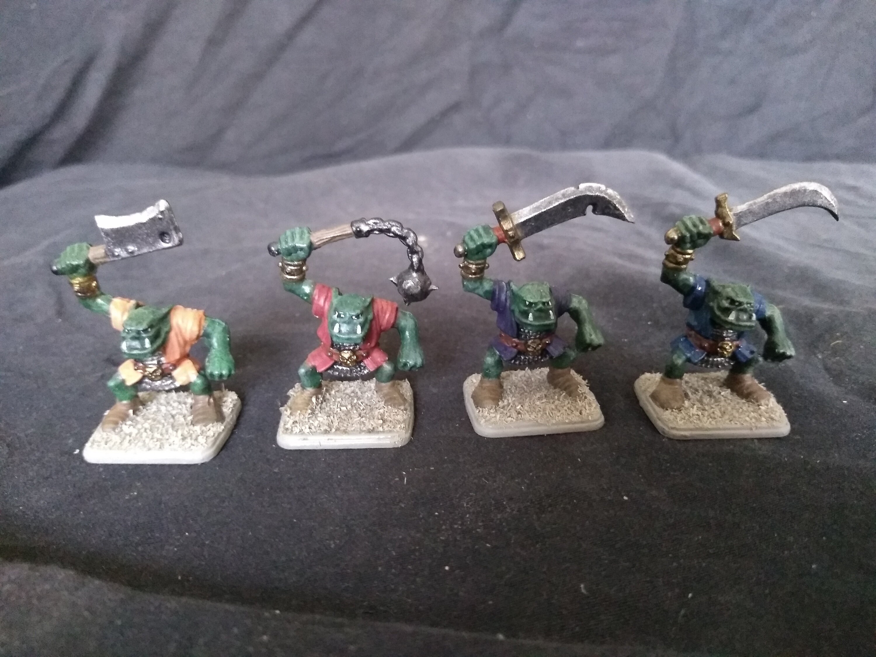 Orc Warriors x4 hero Quest Painted Miniatures - Etsy
