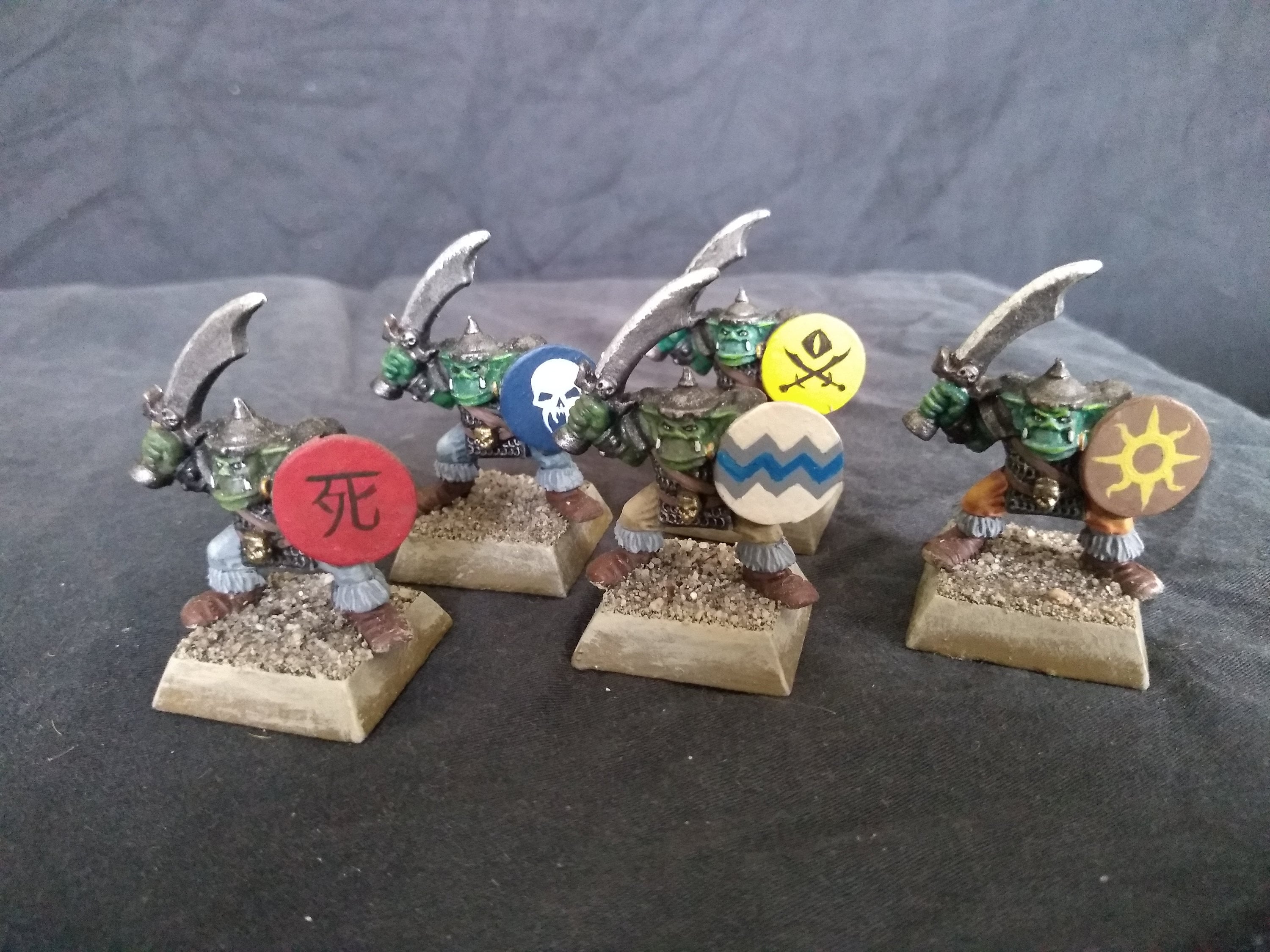 Orc Warriors x5 Set B Battle Masters Painted Miniatures - Etsy
