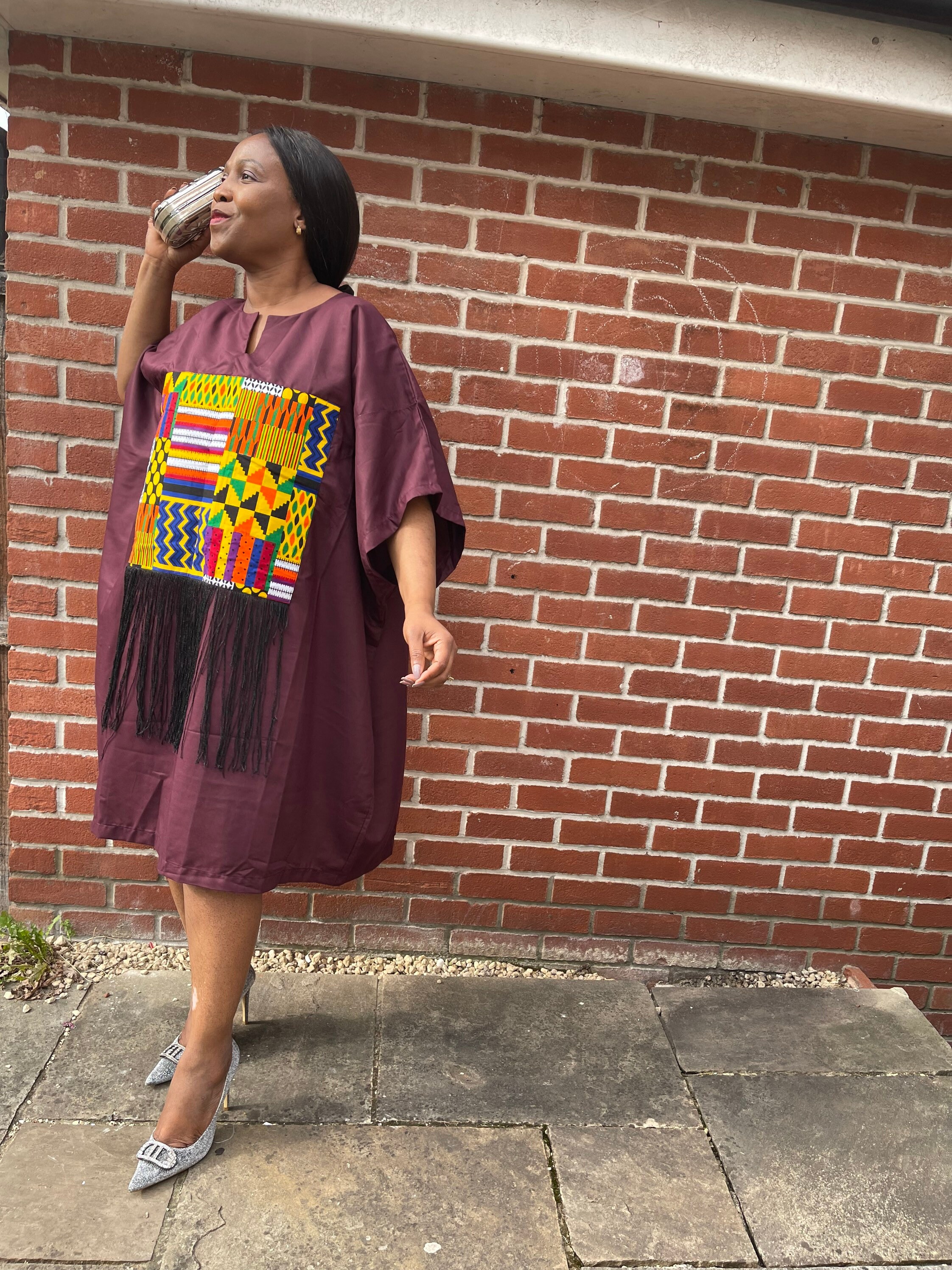 Oversized Mini Bubu Agbada Dress - Etsy