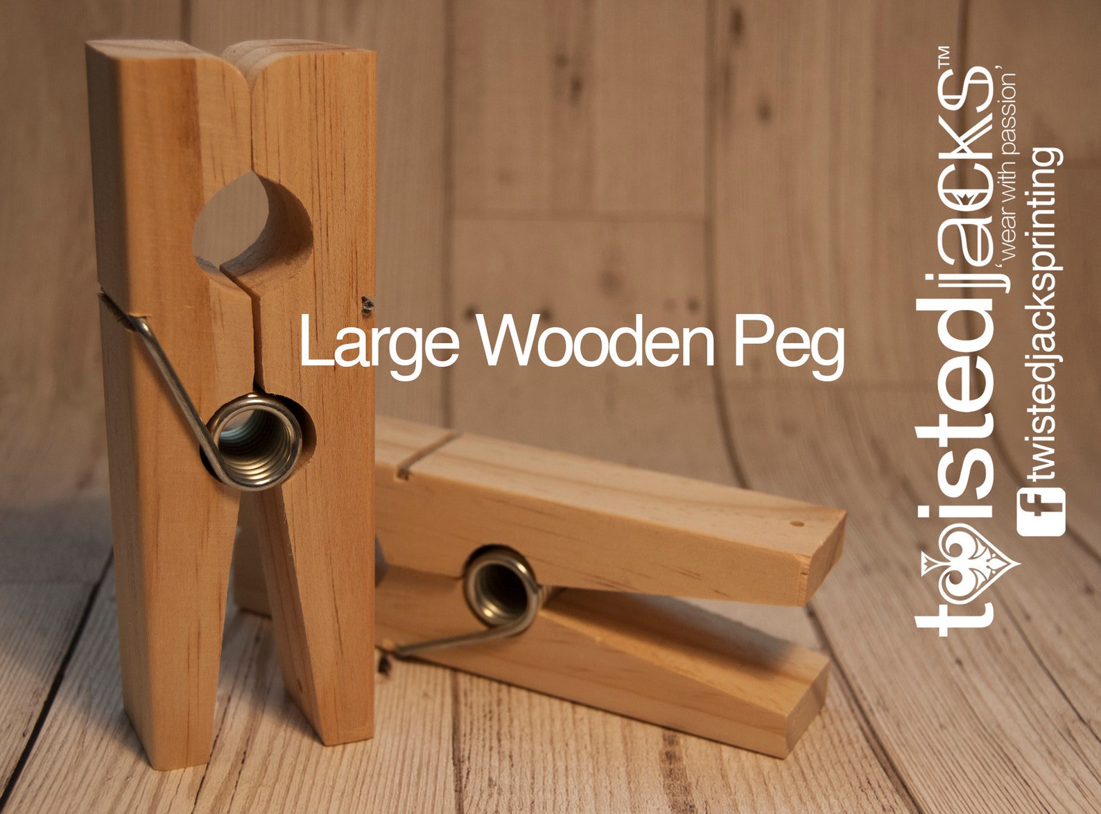2 X Large Wooden Clothes Pegs Table Decoration Wedding Centre | Etsy