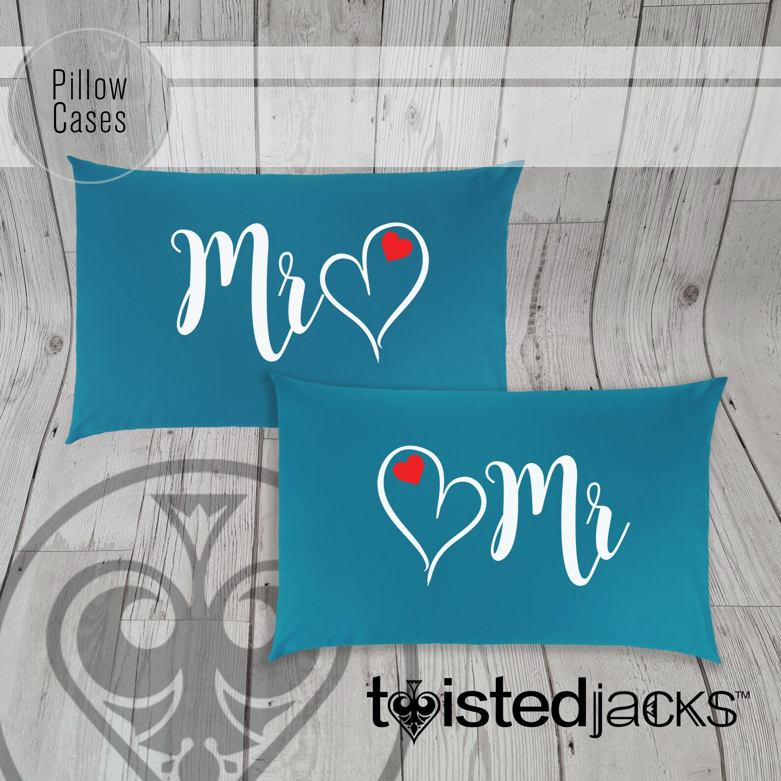Custom Printed Pillow Case Gift Set Idea Large Print 'mr - Etsy UK