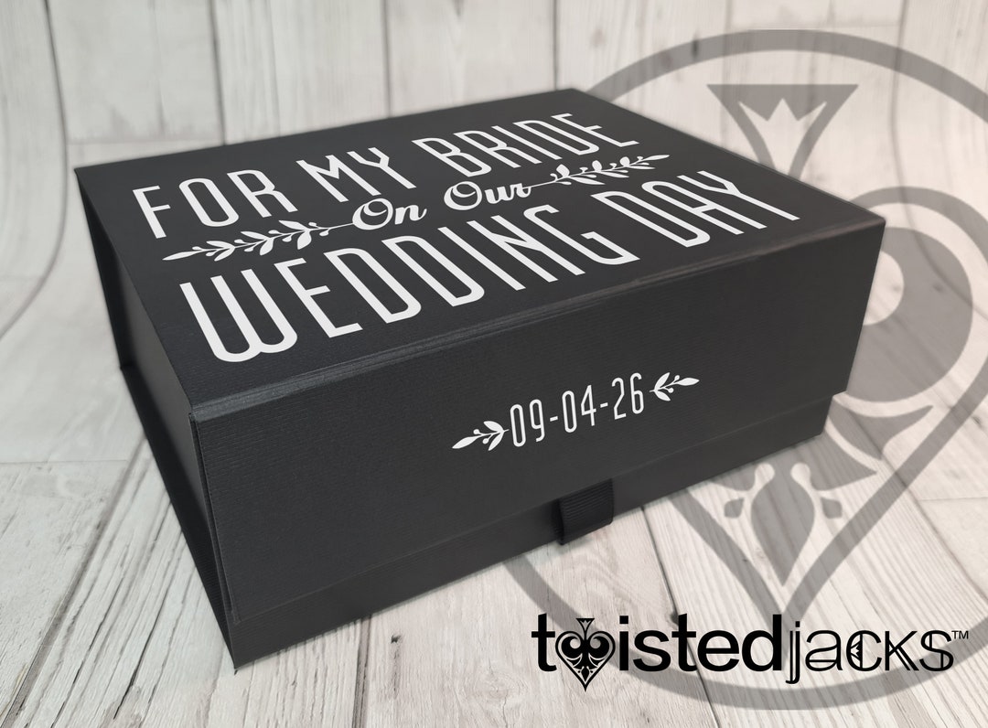 Medium Bride to Be Box, Bridal Party Boxes or Bride to Be Wedding Day ...