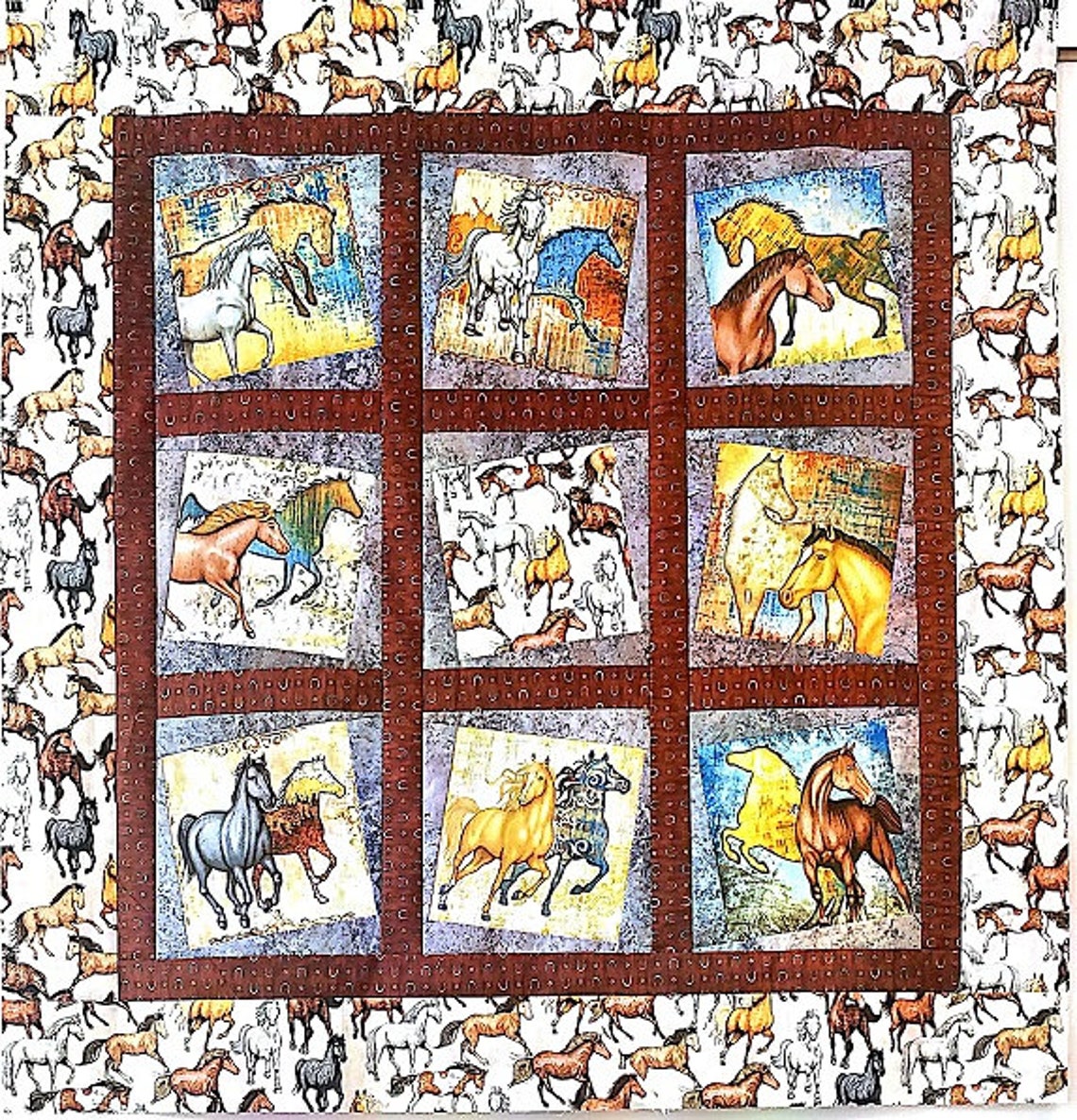 Wonky Block Quilt PATTERN Instructions, Great for Fabric Panels With ...