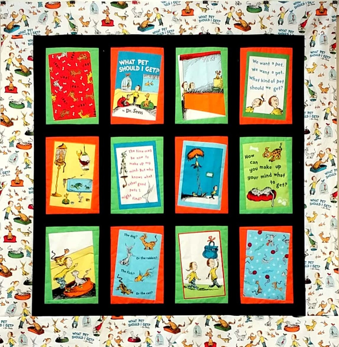 Wonky Block Quilt PATTERN Instructions, Great for Fabric Panels With ...