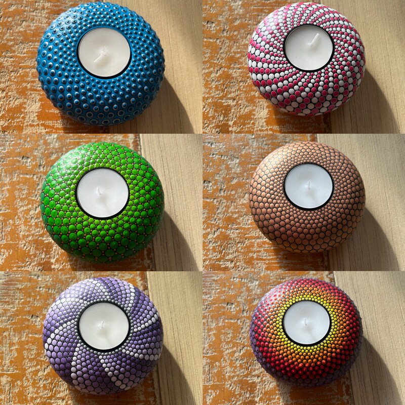 Mandala Tea Light - Etsy