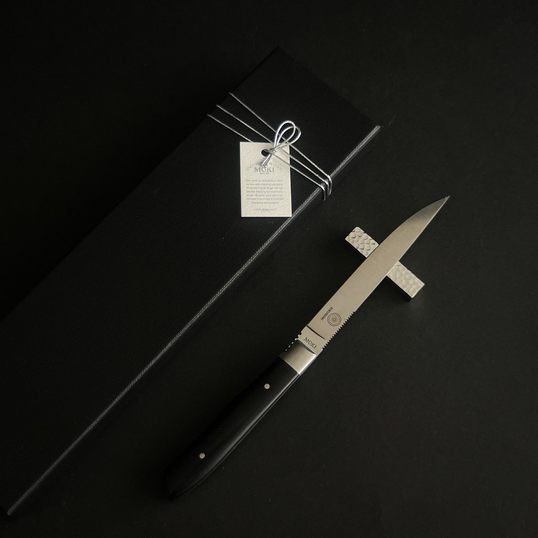 KIKUSUMI X MOKI Limited Edition Black Steak Knife Set - Etsy