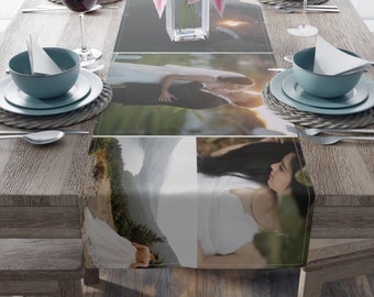 Photo Collage Table Runner - Etsy