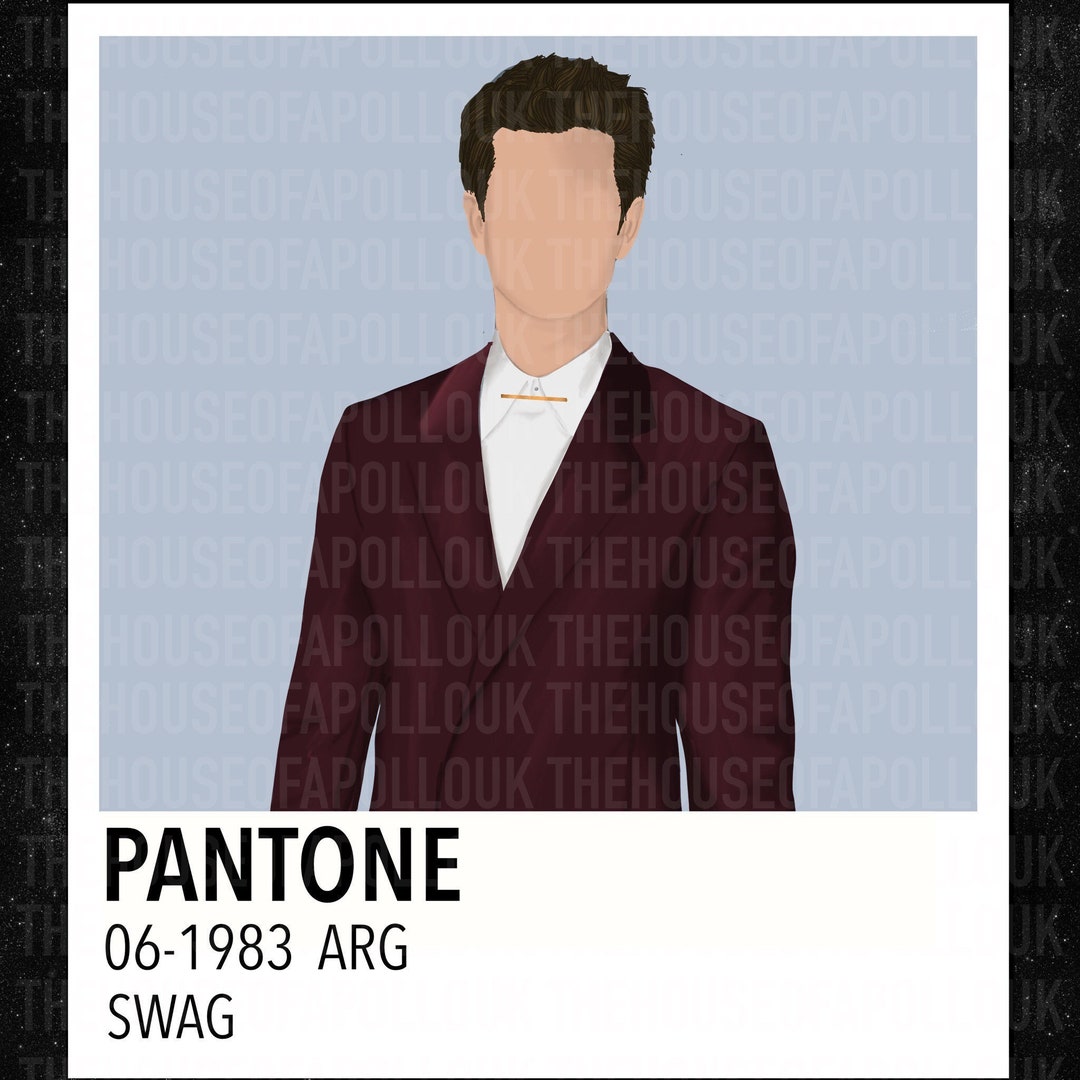 Andrew Garfield Pantone Inspired Matte Sticker - Etsy