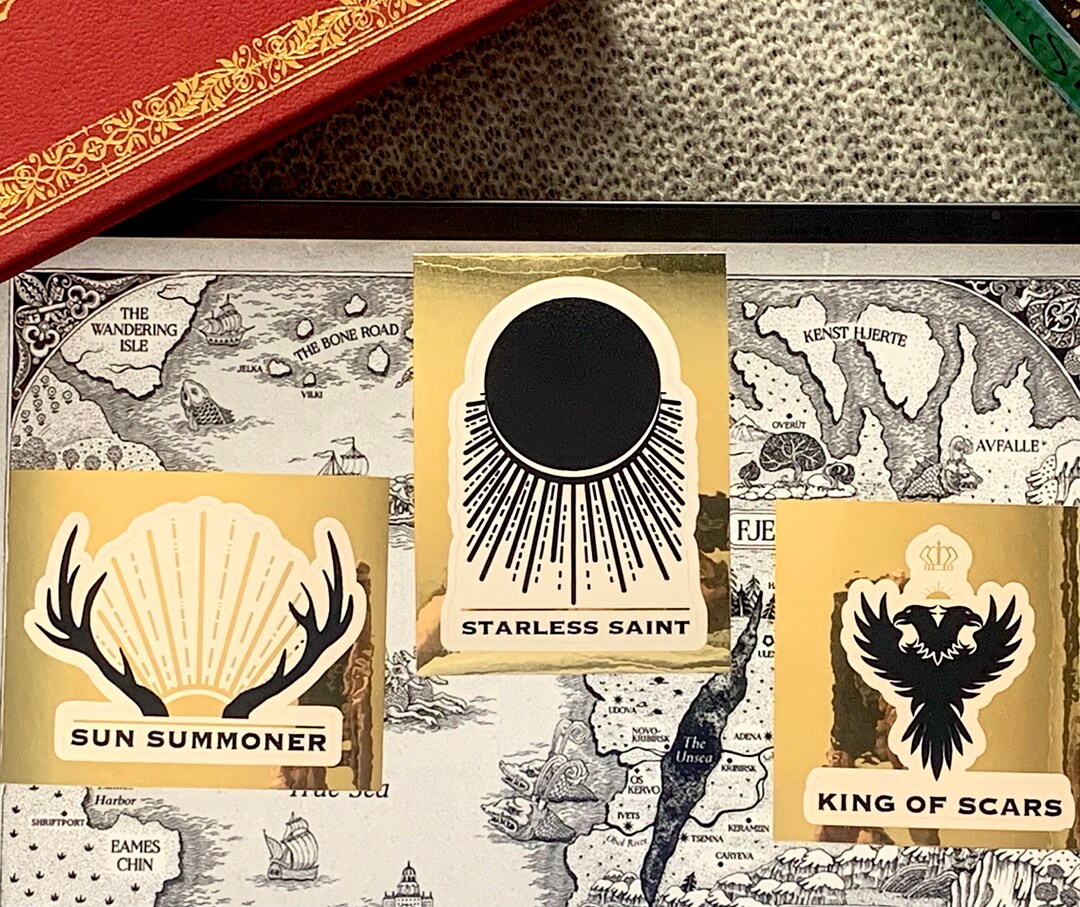 Shadow and Bone Foiled Sticker Set 3 Stickers, Grishaverse, the ...