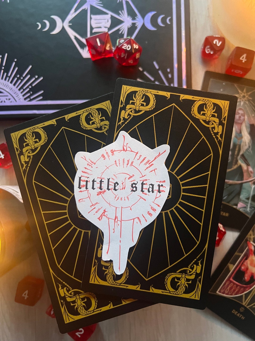 BDG3 Astarion Little Star Scar Matte Sticker - Etsy UK