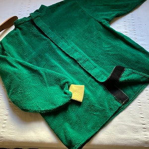 Vintage Antiflame Jacket Double Face Bouclette Terry Cardigan Sailor ...