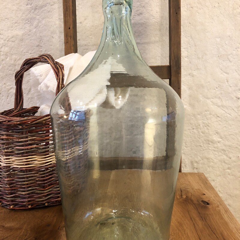 Large Glass Demijohn - Etsy UK