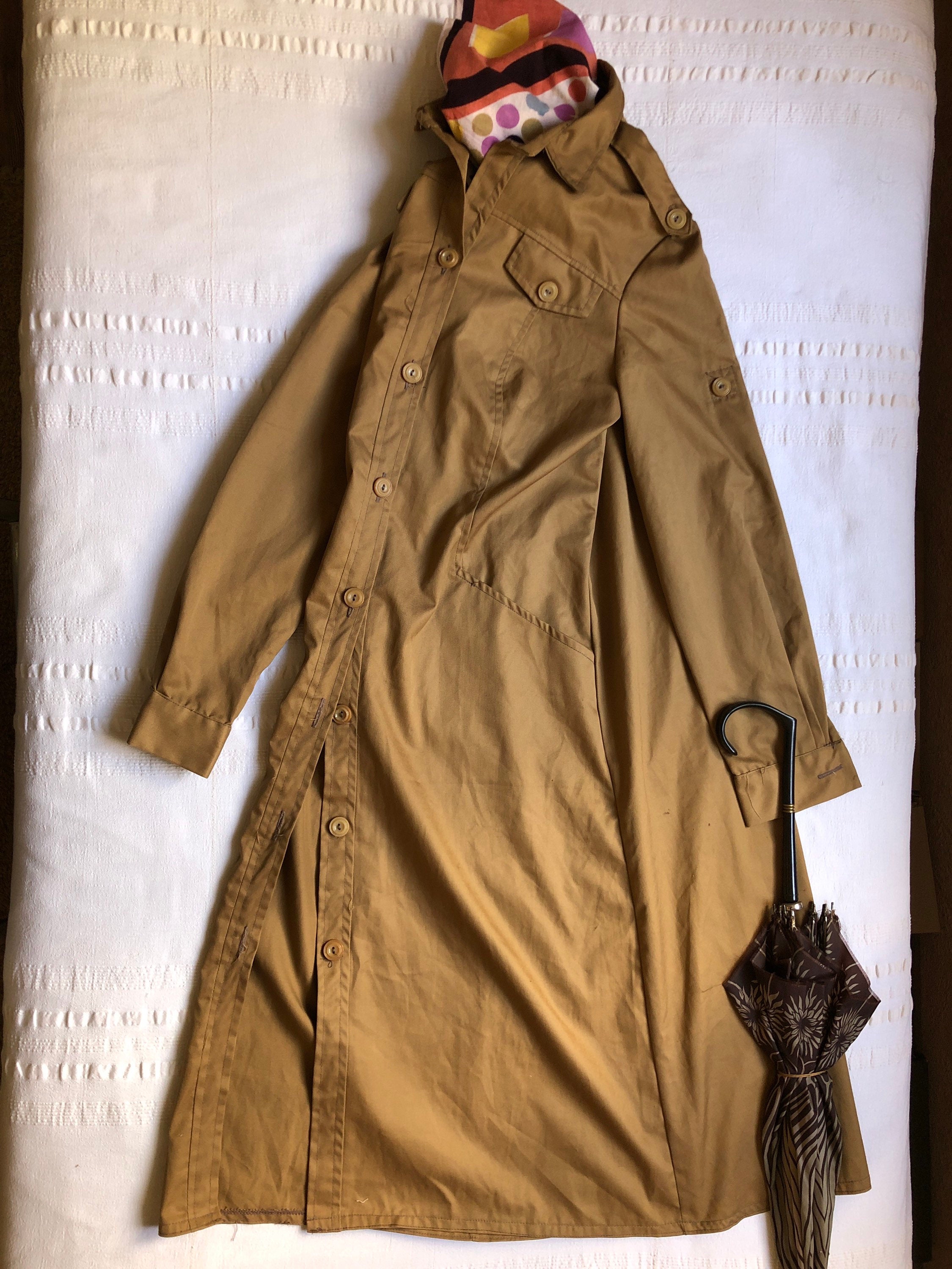 Vintage 80s Military Uniform Style Buttoned Dress Duster Shop - Etsy