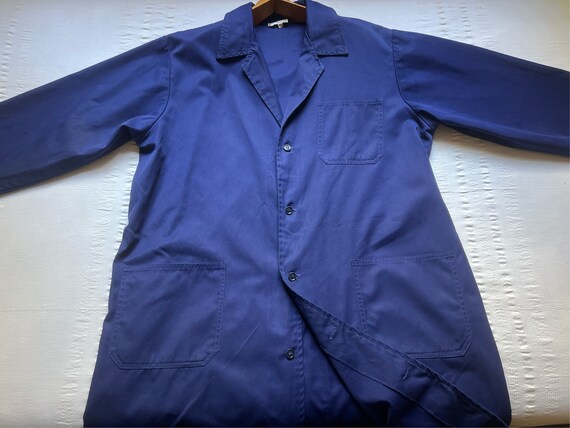 Vintage Long Artist Smock Chore Coat Duster Shop Coat… - Gem