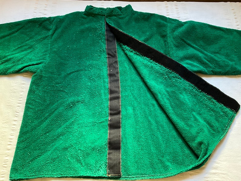 Vintage Antiflame Jacket Double Face Bouclette Terry Cardigan Sailor ...