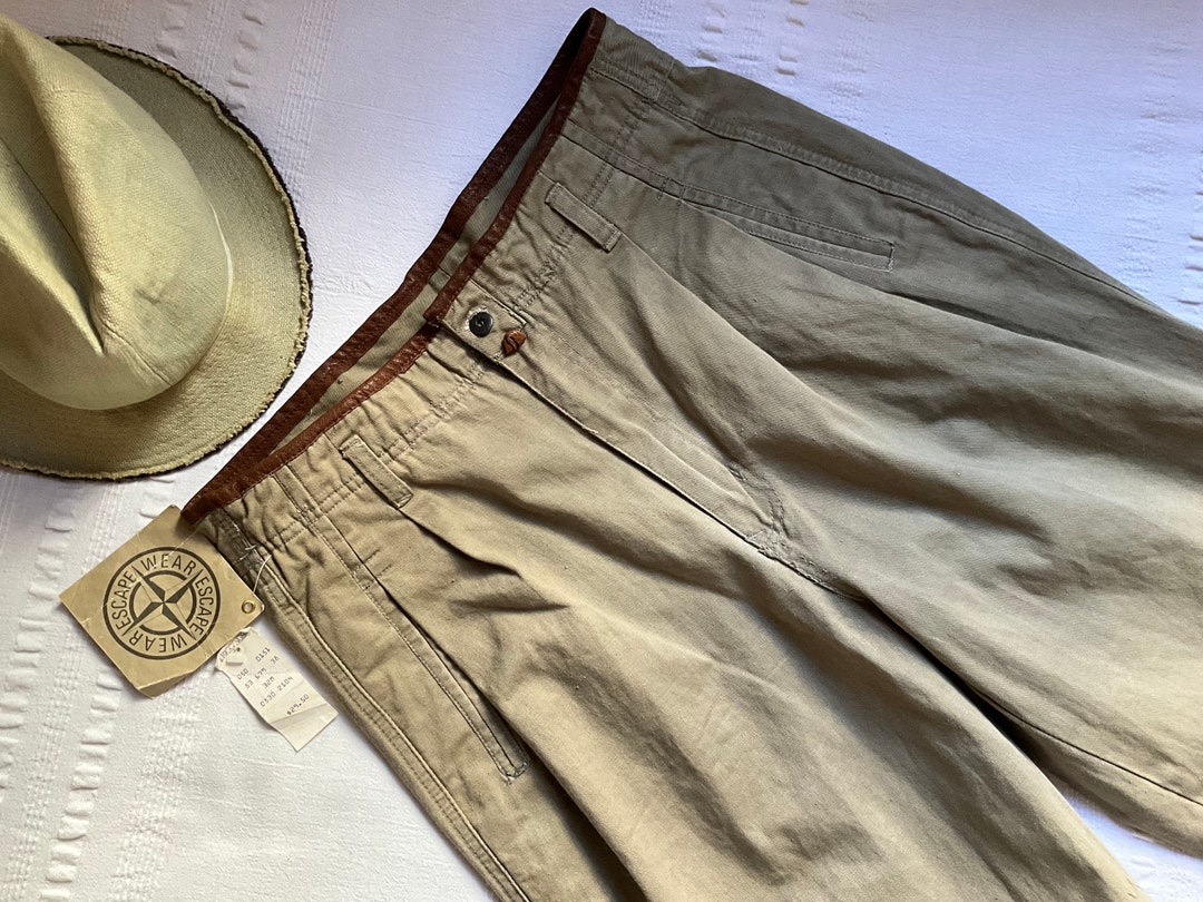 Vintage 90s NOS Old China Work Pants Waist 32 Medium Large Workwear ...