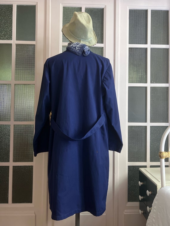 Vintage Long Artist Smock Chore Coat Duster Shop Coat… - Gem