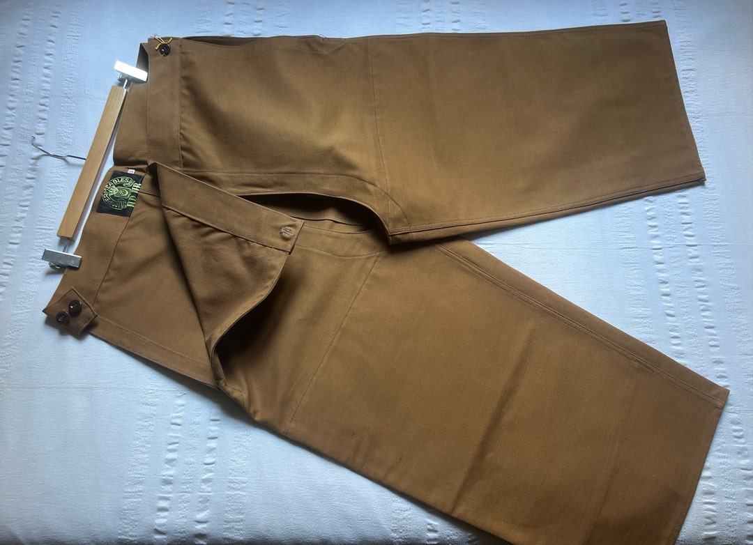Vintage 50s NOS Spanish Cowboy Chaps W 38" Xlarge Hunting Pants Canvas ...