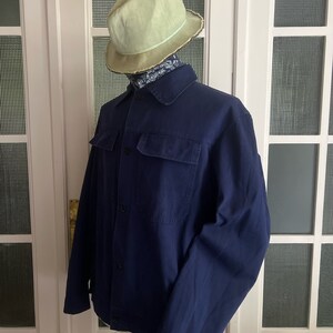 Vintage German Work Jacket Chore Coat Workwear Work Wear Hobo Worker ...