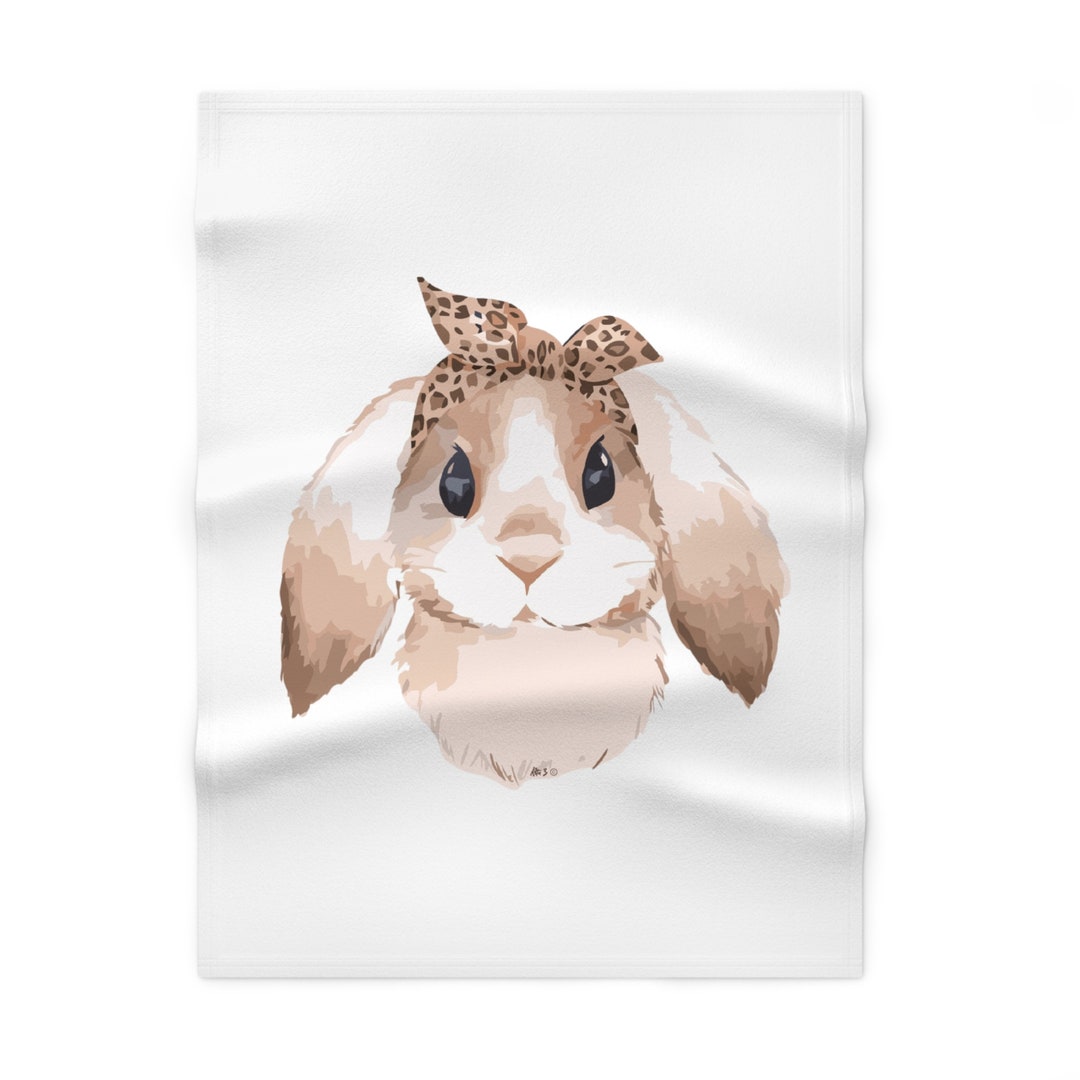 Soft Fleece Baby "bunny" Blanket - Etsy