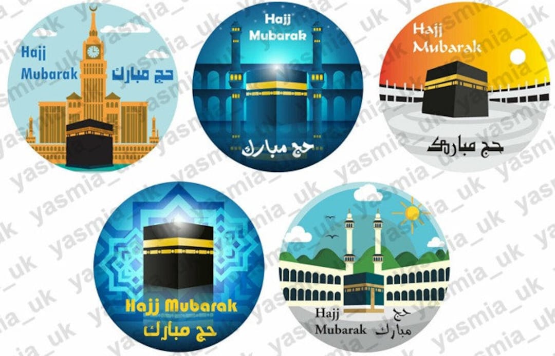 35 Hajj Mubarak Stickers Decoration Gift Pilgrimage - Etsy