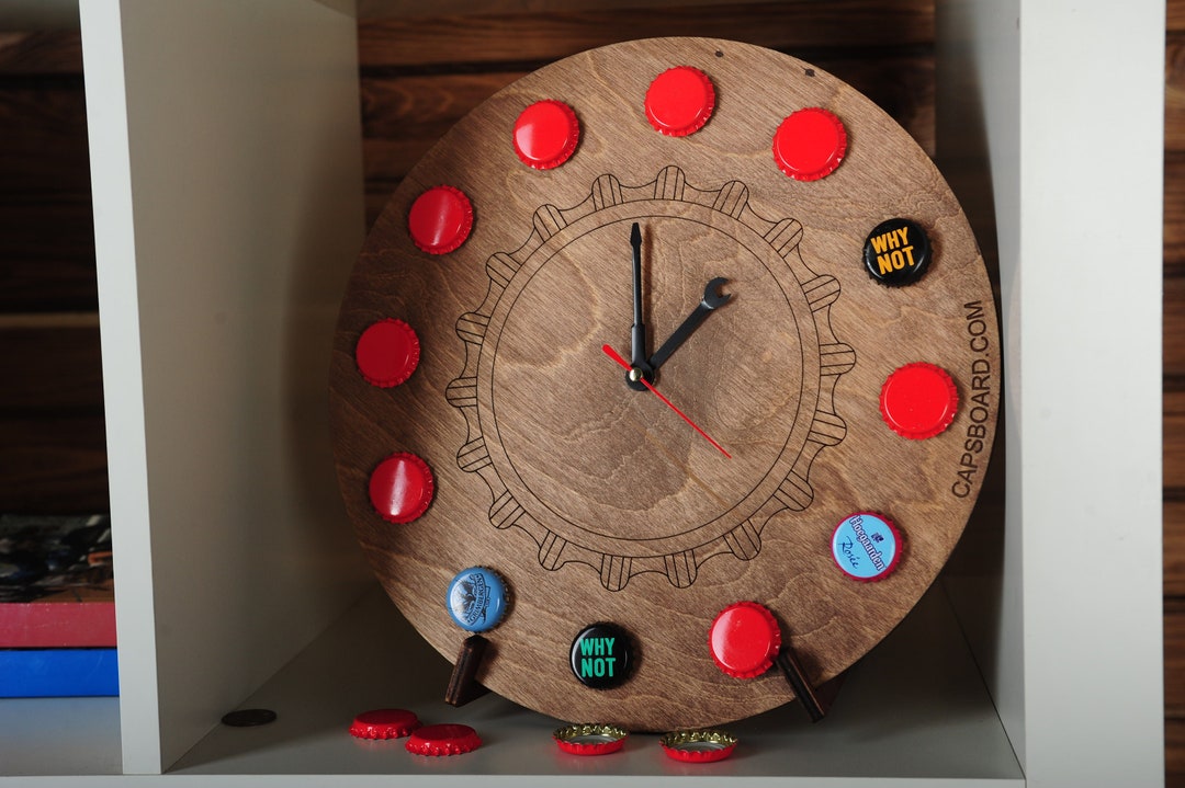 Eco Clock/ Modern Clock for Wall/ Wall Decor Craft Clocks - Etsy