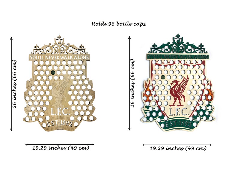 Liverpool FC Beer Cap Holder: Eco-friendly Football Fan Gift, Soccer ...