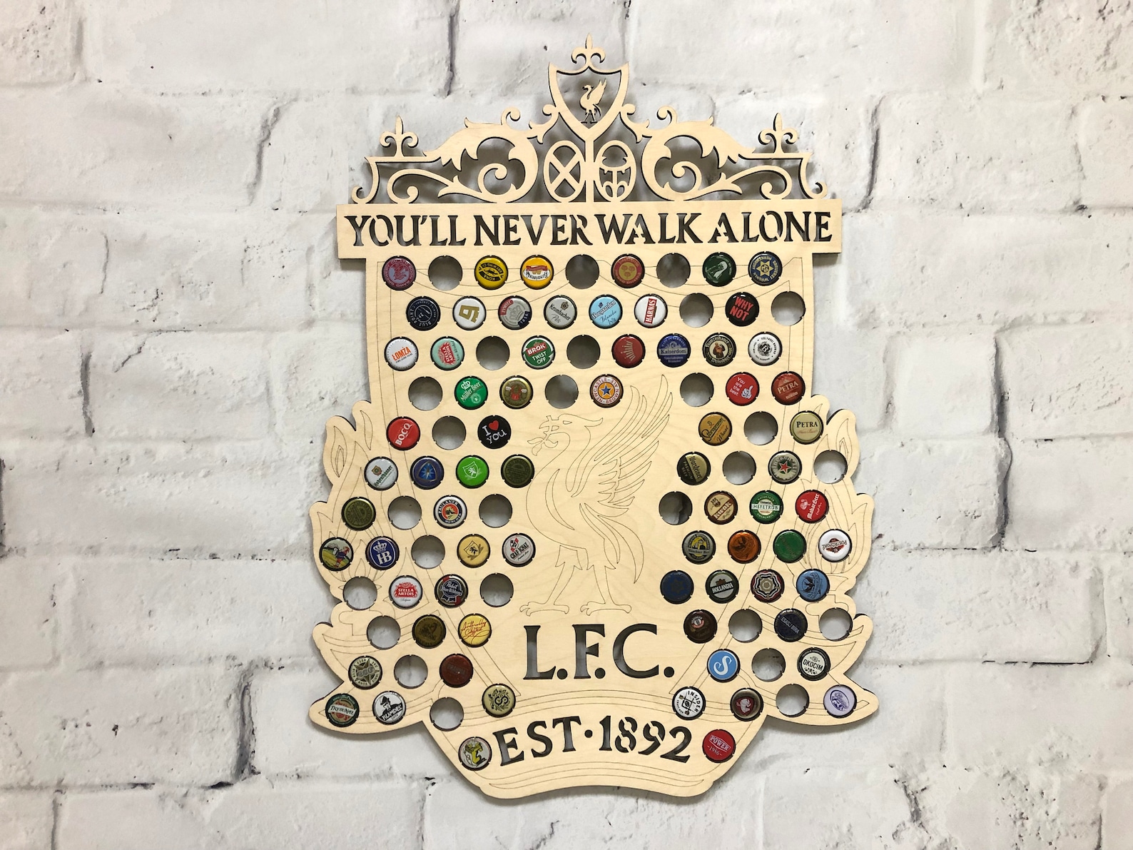 Liverpool FC Beer Cap Holder: Eco-friendly Football Fan Gift, Soccer ...