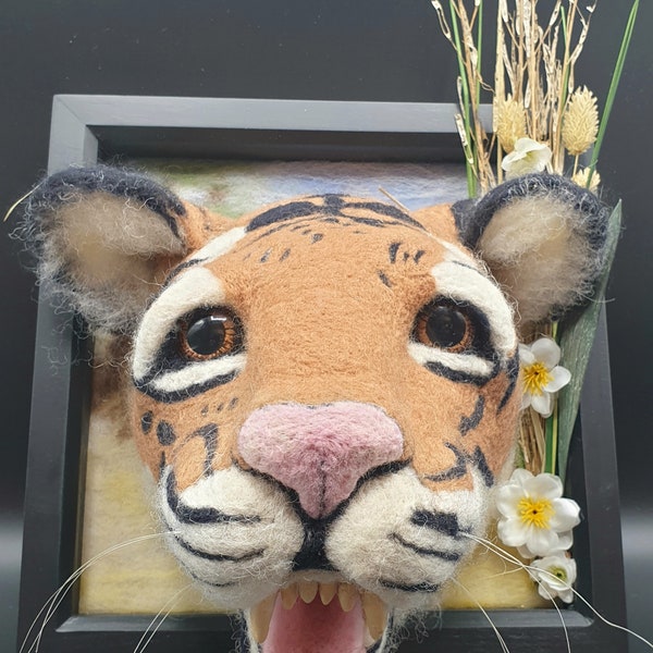 Felt Tiger - Etsy UK