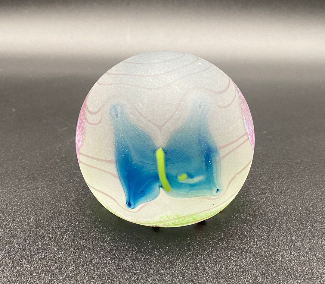 Caithness Scotland Art Glass butterflies Paperweight Colin - Etsy Australia