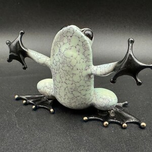 Tim Cotterill Frogman Bronze hug Frog Sculpture Signed 518/5000 - Etsy