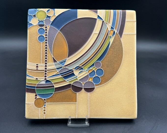 Motawi Tileworks Frank Lloyd Wright “march Balloons” Art Tile Stunning ...