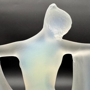 Rene Lalique France Opalascent Glass “suzanne” Figure Sculpture 9 1/4 ...