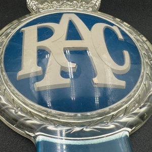 RAC Royal Automobile Club Car Grill Badge Rare Version - Etsy