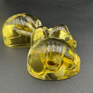 Baccarat France Amber Bow Paperweight Signed Stunning - Etsy