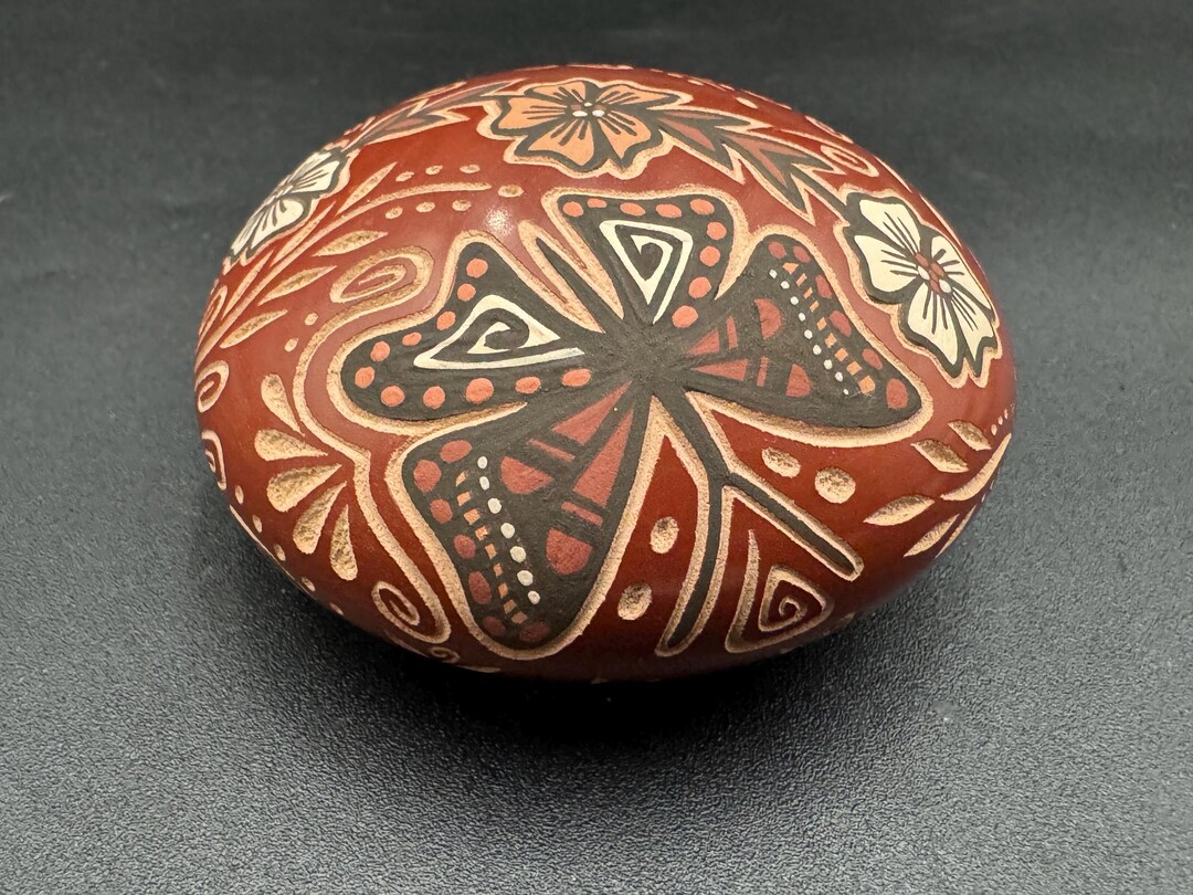 Glendora Fragua Jemez Pueblo Nativa American Butterfly Seed Pot 2 3/4 ...