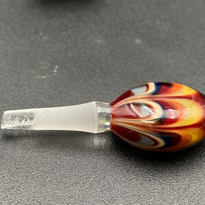 Large Suellen Fowler Art Glass Multi Color Dotstack Perfume Bottle Stunning 5” H - Etsy