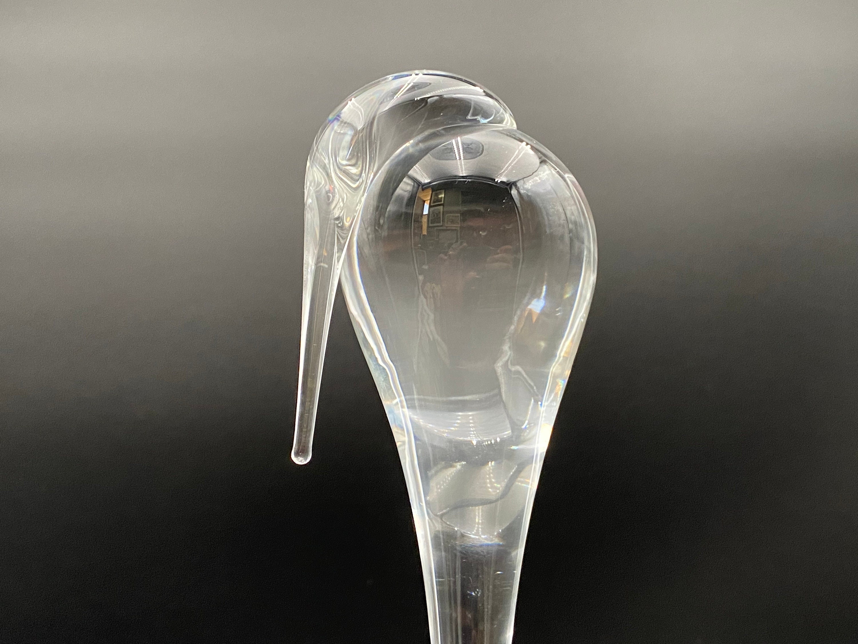 Steuben Glass 8538 Stork Bird Figurine Sculpture Paul Schulze - Etsy