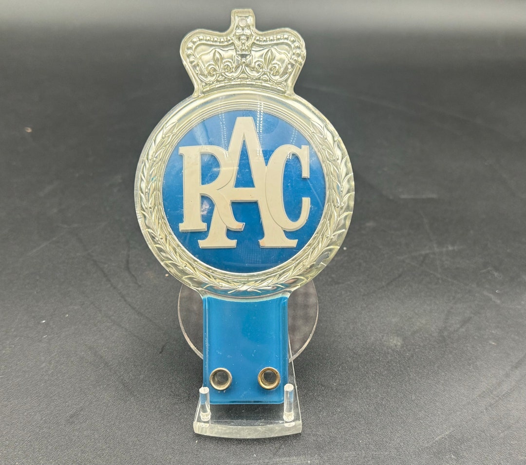 RAC Royal Automobile Club Car Grill Badge Rare Version - Etsy