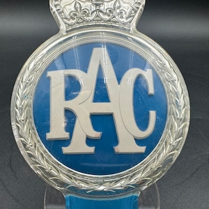 RAC Royal Automobile Club Car Grill Badge Rare Version - Etsy