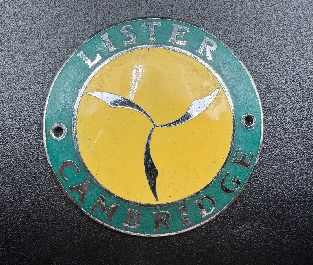 Vintage 1950s Lister Cambridge Car Badge Emblem Race Cars 2” W - Etsy