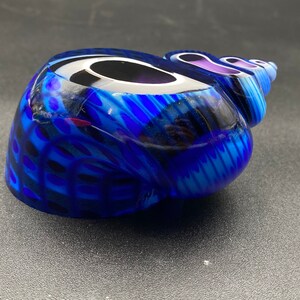 Critter Reid Art Glass Seashell Nautilus Paperweight Sculpture Signed ...