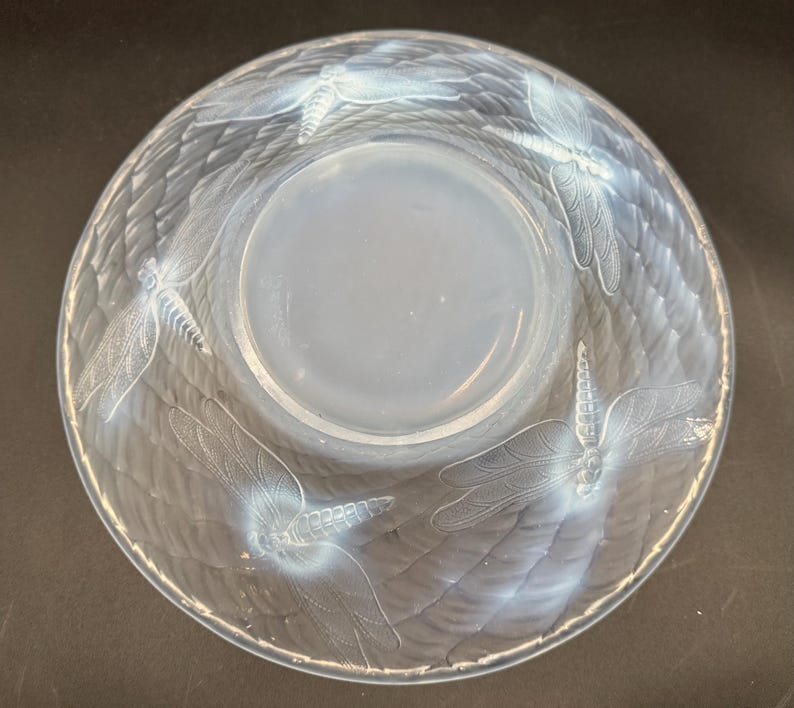 1930s Barolac Czech Opalascent Dragonfly Centerpiece Bowl 11 1/4” - Etsy
