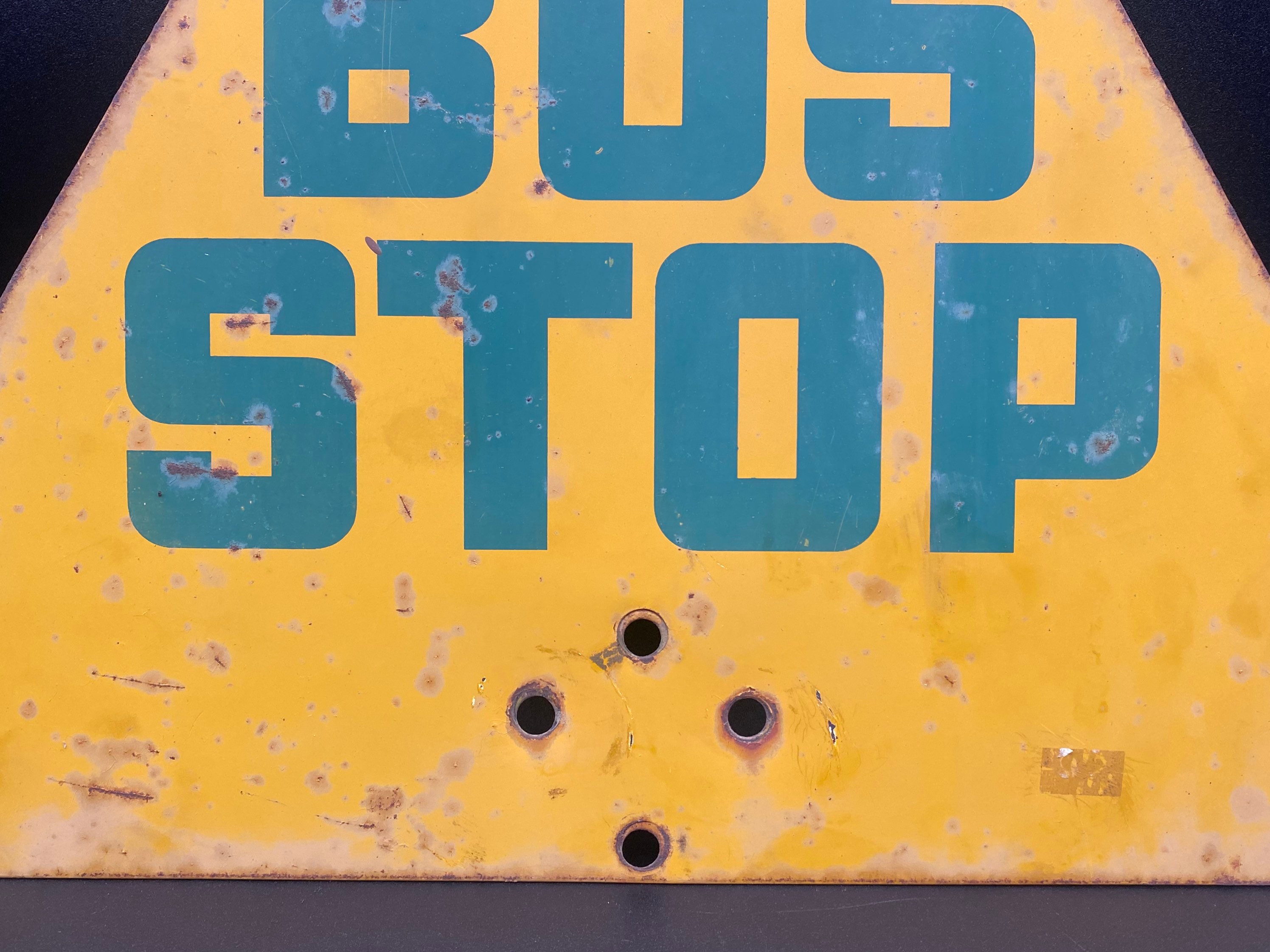 Vintage Rtdrapid Transit District Double Sided Bus Stop - Etsy