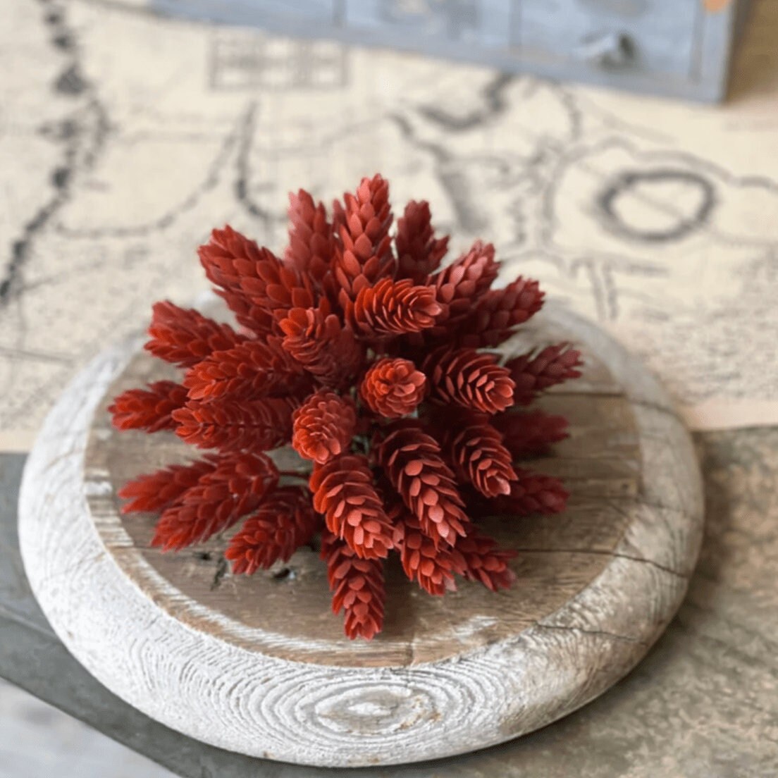Heartfelt Hops Half Sphere Fall Tiered Tray Decor Fall Bowl - Etsy