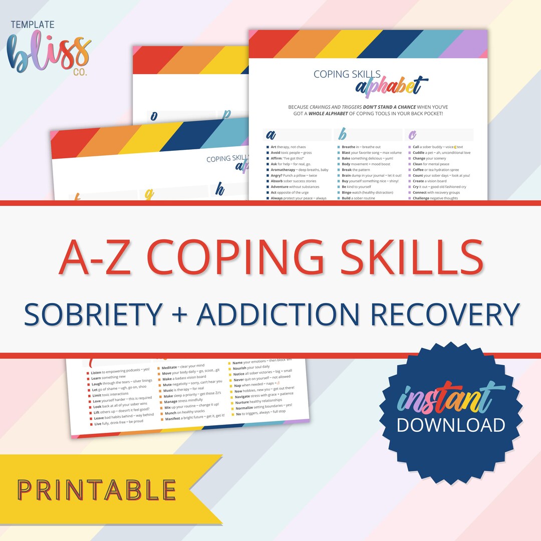 Sober Coping Skills Sobriety Addiction Recovery Mental Health Sober AF ...