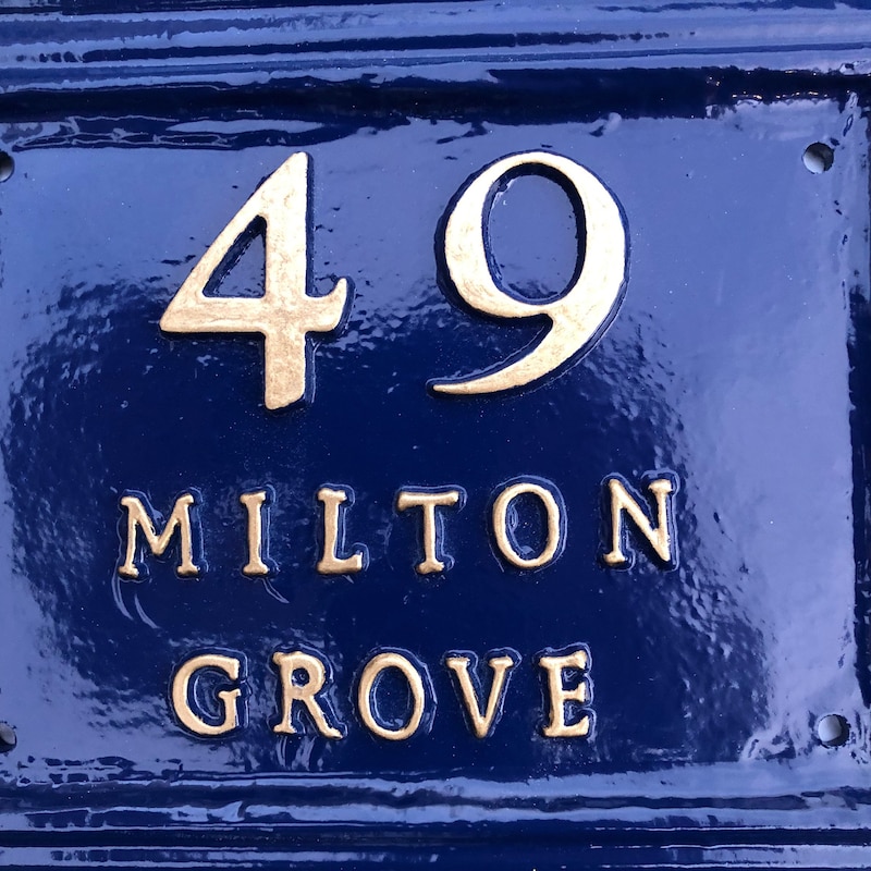 Hand Cast Metal Address - Etsy