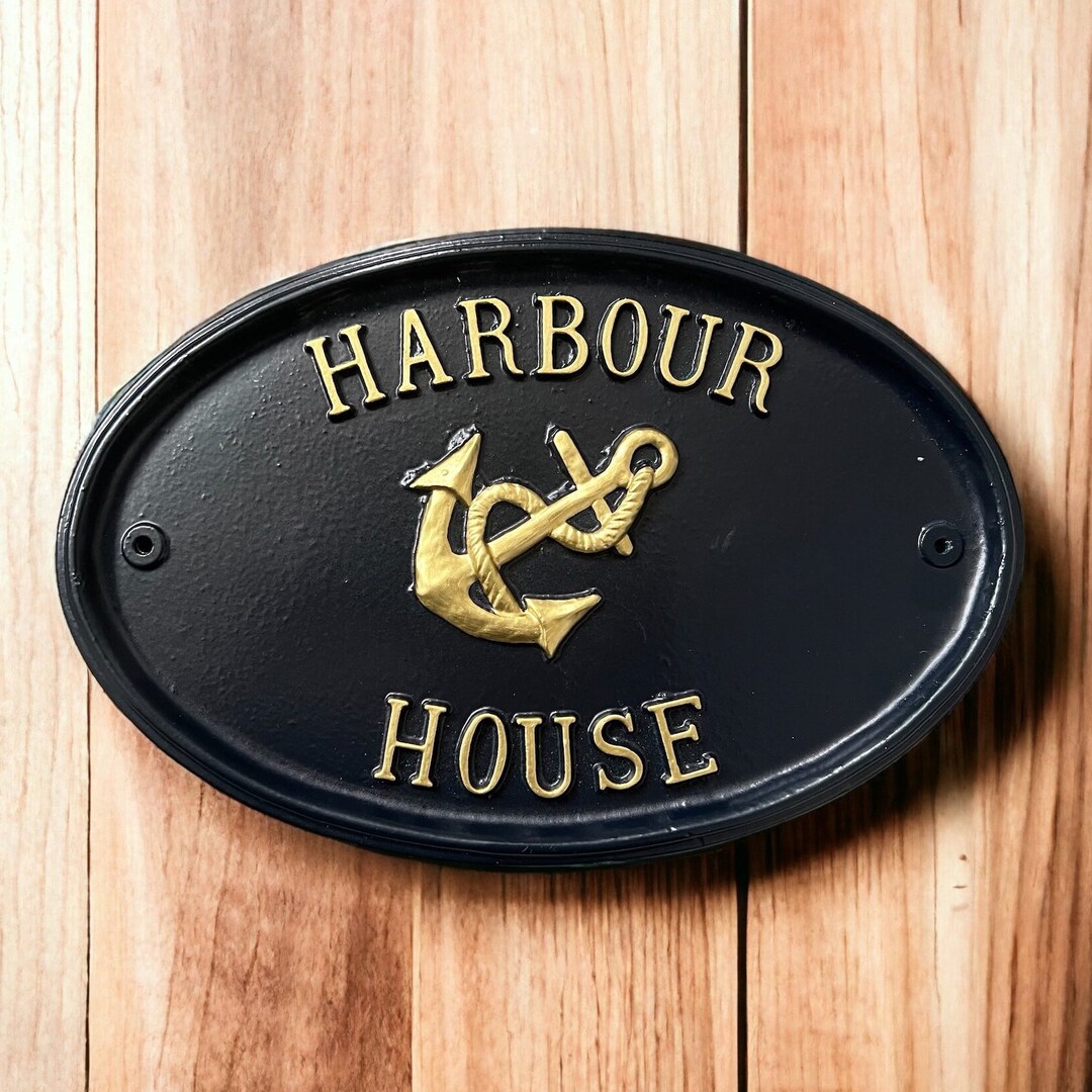 Colonial Style House Numbers, Personalized House Number Plaque, Address ...