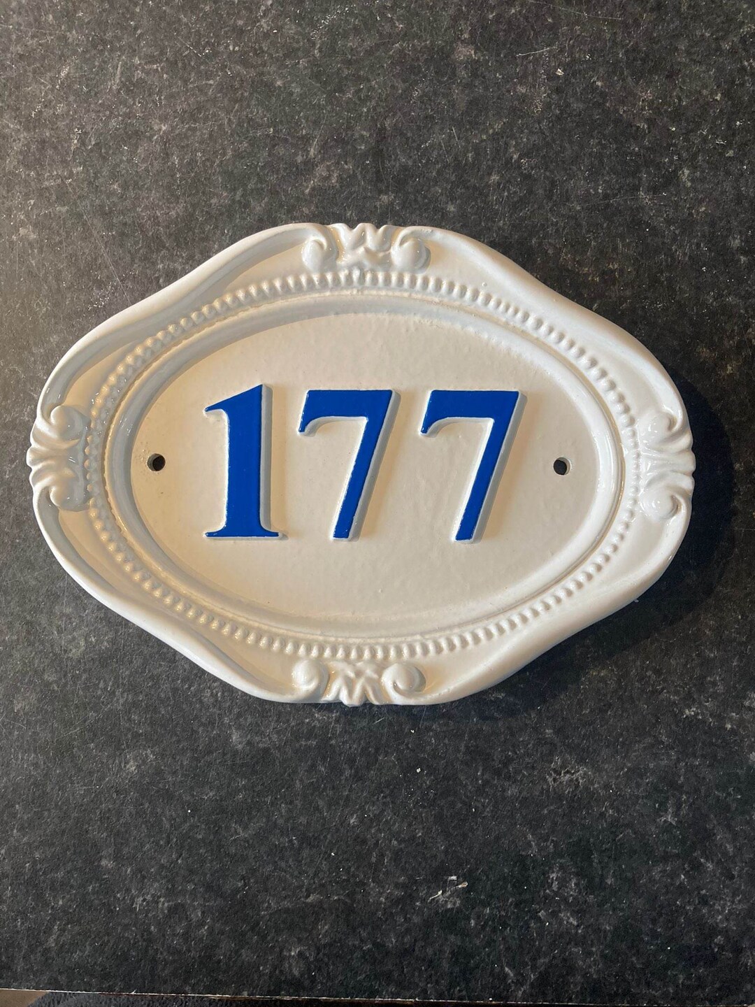 Vintage Address Sign, House Sign, House Number, Address Plaque, House ...